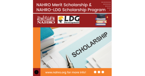 Applications Open for the NAHRO Merit and NAHRO-LDG College Scholarship ...